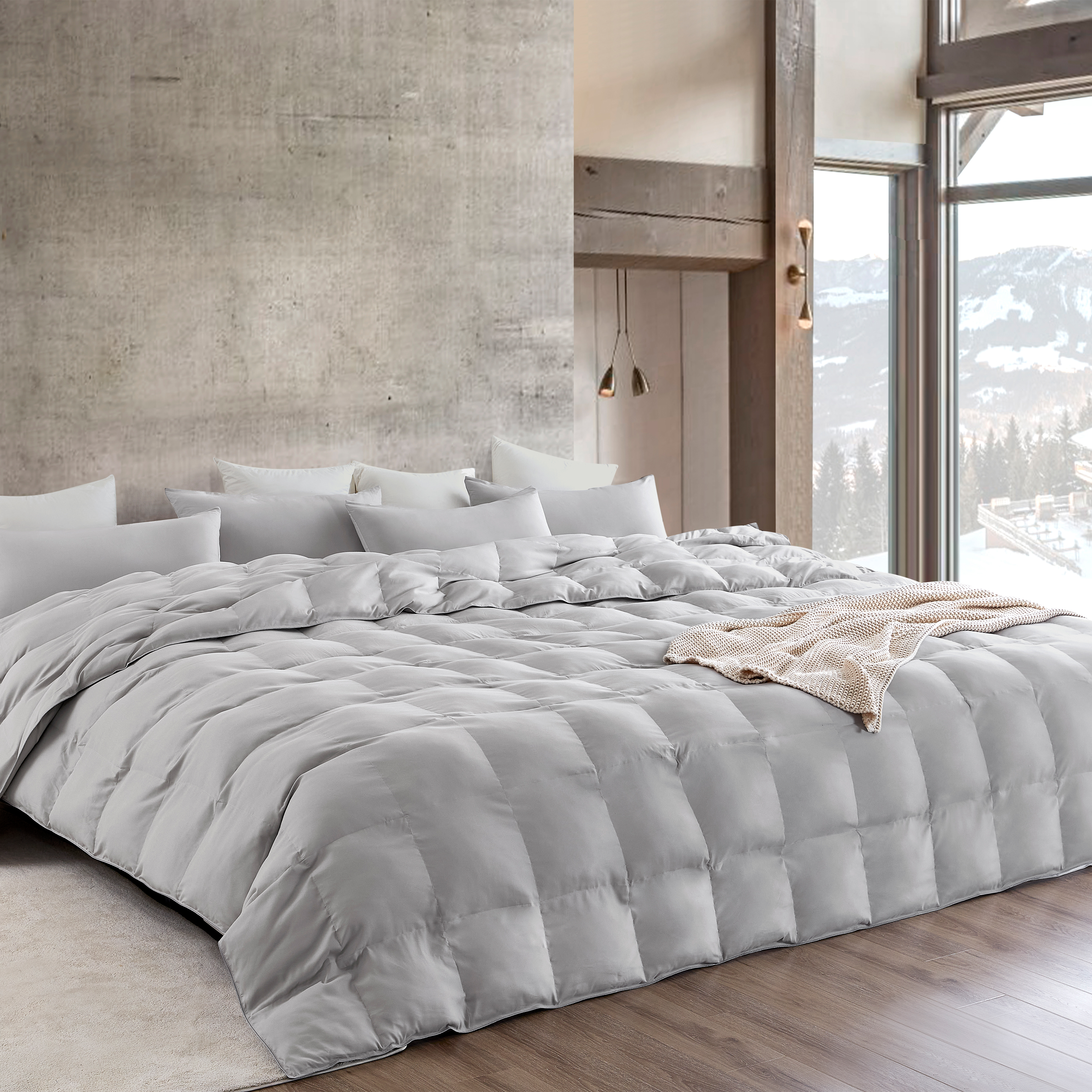 silver king size bedding